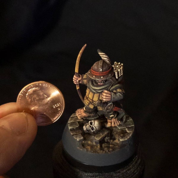 Halfling Scout Dnd Dungeons and Dragons 28mm/32mm TTRPG Fantasy Wargame ...