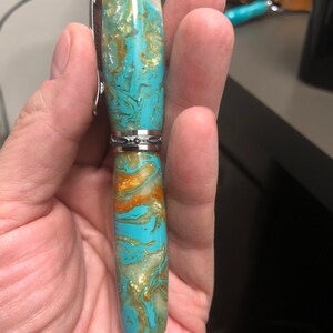 Stratus Blue Orca Ballpoint Pen - Etsy