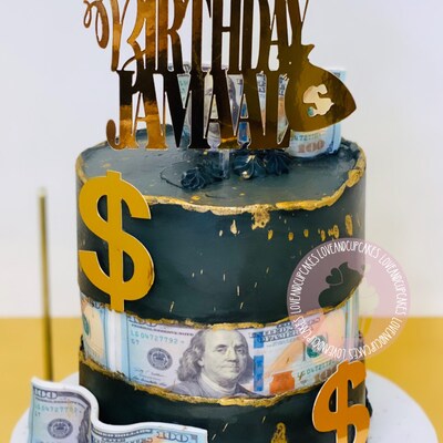 Edible 100 Dollar Bill Cake Toppers - Etsy
