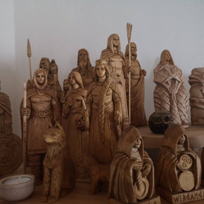 Dagda, the Statue of Dagda, Celtic God - Etsy