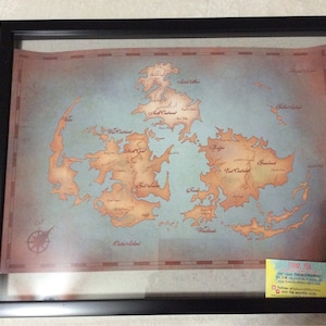 Final Fantasy VII World Map // Vintage Style Game Art // Gamer Art ...