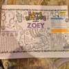 Birthday Coloring Placemat Printable Birthday Party Coloring Page Kids ...