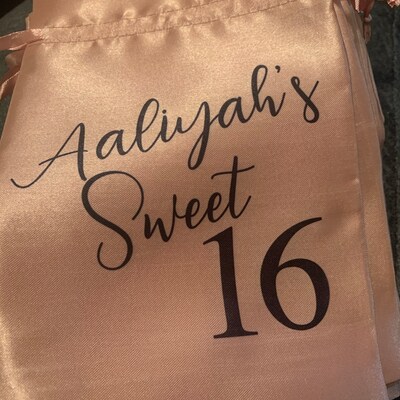 Sweet 16 Favor Bags Sweet Sixteen Party Favor Bag Sweet 16 - Etsy