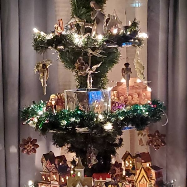 Christmas Village Display Tree - Plans - Etsy