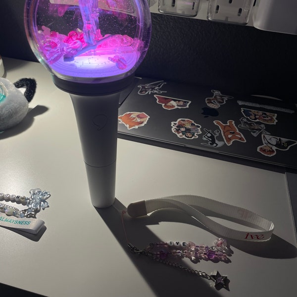 Customizable Kpop Bias Metal Star Lightstick & Phone Charm | Kpop Gifts ...