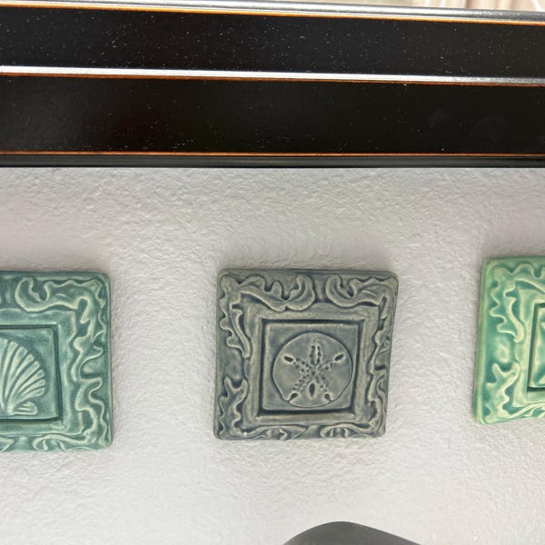 Turtle Art Tile Ceramic Wall Art Decor Cottage Core Inspiration Water ...