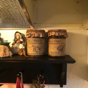 Set of 30 Primitive Spice Jar Labels Primitive Pantry Labels - Etsy