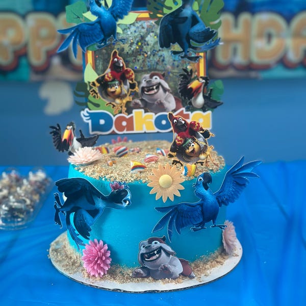 Friends Cake Topper, Why God Why? Joey Birthday Party, Friends TV Show ...