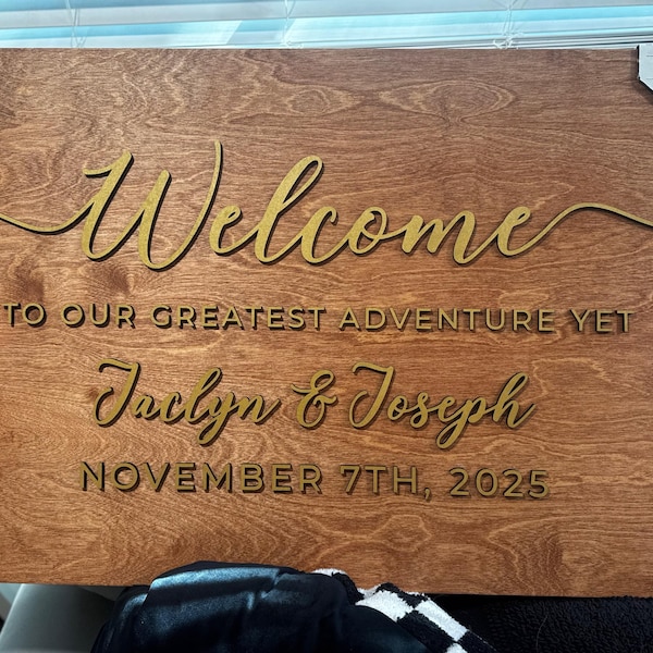 Seating Chart Sign, 3D Wooden Find Your Seat Sign, Rustic Wedding Sign ...