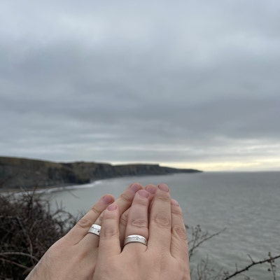 Custom Coastal Erosion Ring Silver Map Ring Map Jewellery Handmade Ring ...