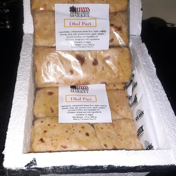 2- PKS Dhal Puri Roti - Package of Three (13 Oz) Just Like Homemade! - Etsy