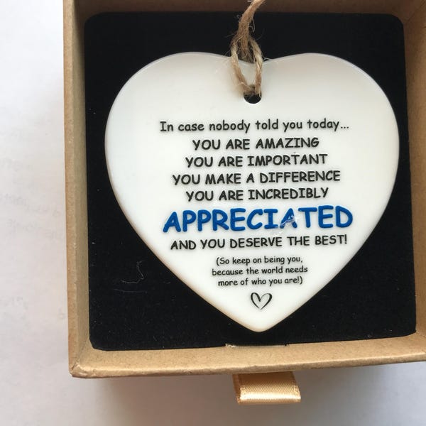 You Are Incredibly Appreciated, Affirmations Sign, in Case No One Told ...