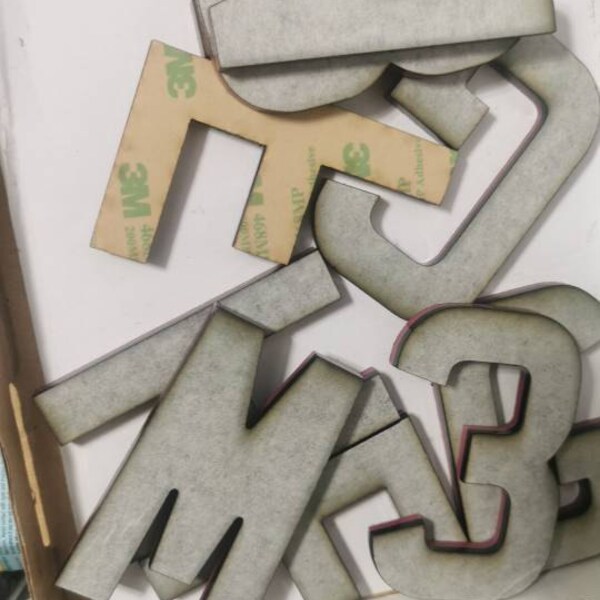 Male & Female Bathroom Sign 3mm Acrylic Restroom, Salon, 3D, Toilet ...