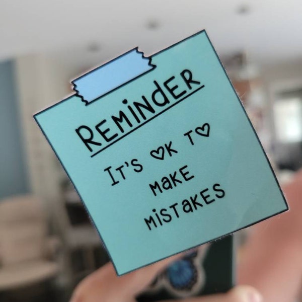 Mental Health Sticky Note Stickers / Mental Health Reminder Stickers ...