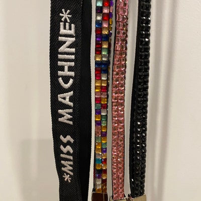 Multi Color Rhinestone Crystal Bling Necklace 18 LANYARD With ...