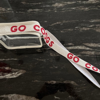 UNC Charlotte Clear Bag With White Outline and Matching Green and Gold ...