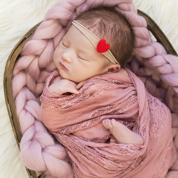 Newborn Merino Wool Blanket, Newborn Braid Blanket, New Baby Knitted ...