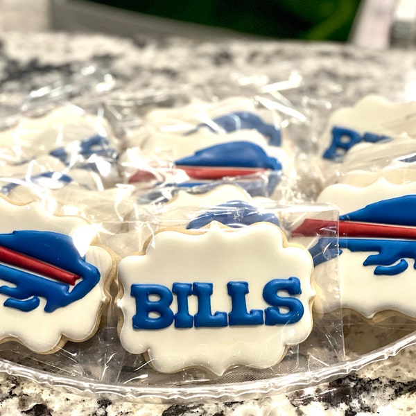 Buffalo Bills Cookies - Etsy