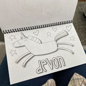 Personalized Kids Coloring Book Cute Halloween Coloring - Etsy