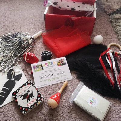 Large Newborn Sensory Baby Play Box - Etsy UK