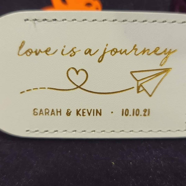Custom Luggage Tags Bulk Personalized Wedding Favors for Guests, Unique ...