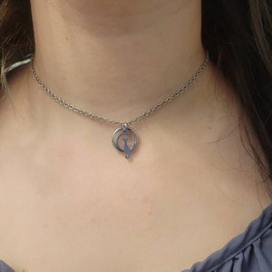 Blue Chrysocolla Solid 925 Sterling Silver Discreet Neck Cuff - Etsy Canada