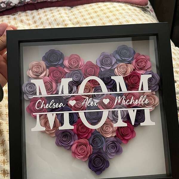 Apple Teacher Flower Frame/teacher Appreciation Gift/teacher Name Frame ...