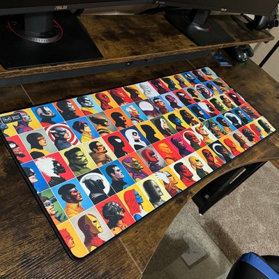 Gaming Desk Mat, Geek Placemats, HD Colorful Large Desk Pad, Eco ...
