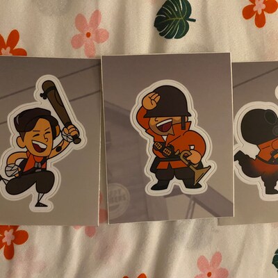 Team Fortress 2 Stickers/decals - Etsy