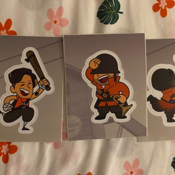 Team Fortress 2 - Stickers/decals - Etsy