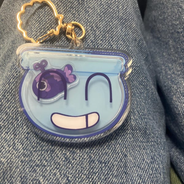 Finn - Dandy's World - Shaker Keychain 2 Inch - Etsy