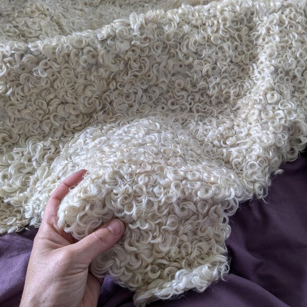 Natural Sheepskin Tanned Handmade Sheepskin.curly Sheepskin.genuine ...