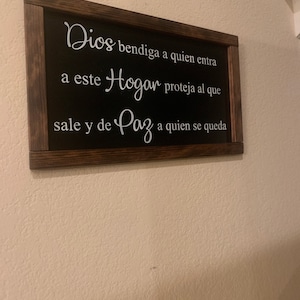 Farmhouse Signs, Living Room Decor, Wood Signs,spanish Home Decor, Home ...