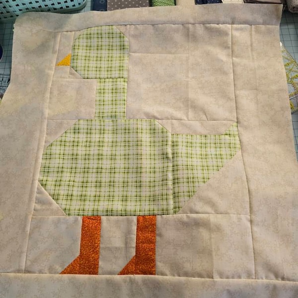 PDF Quilt Block Pattern – Goose – Animal Quilt - Etsy
