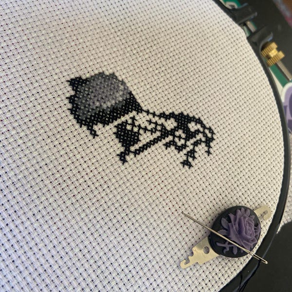 Goth Stitch-a-long Temperature Cabinet 2025 PDF Gothic Cross Stitch ...