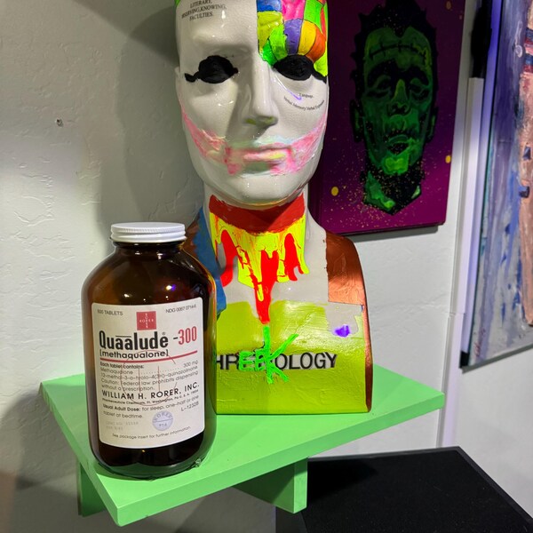 Quaalude Bottle, Amber Glass Bottle, Methaqualone Bottle, Mandrax ...