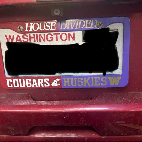 House Divided License Plate Frame - Etsy