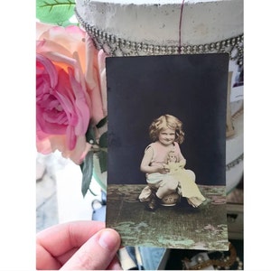 Wood Nymph Doll Postcard Artist Woman Lady Girl, Forest Trees Long Hair ...