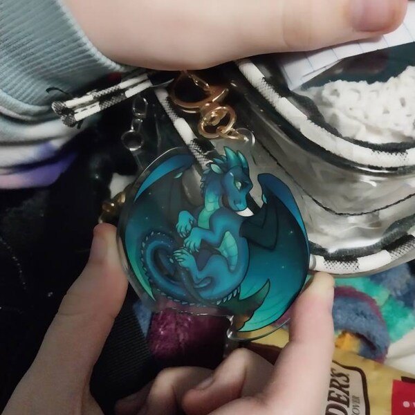 Qibli Wings of Fire Wof Double Sided Acrylic Charm - Etsy