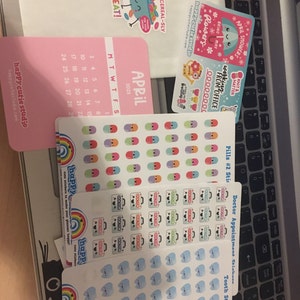 20 Cute Mood Tracker Planner Stickers - Etsy