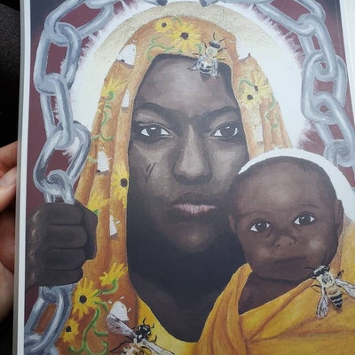 Our Lady, Breaker of Chains prints and Cards - Etsy