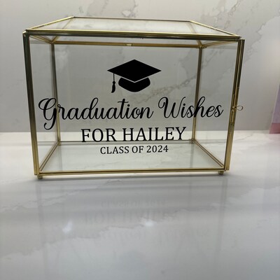 Graduation Wishes, Words of Wisdom, Personalized Jar Decal, Gifts for ...