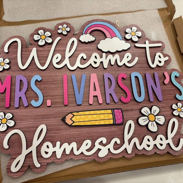 3D Science Teacher Door Sign, Teacher Name Sign, Back to School ...