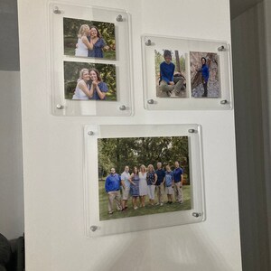 Montage Collage Multi Photo Picture Floating Acrylic Frame - Etsy