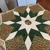 Quilted Table Topper Pattern Dresden Plate Table Topper PDF Instant ...