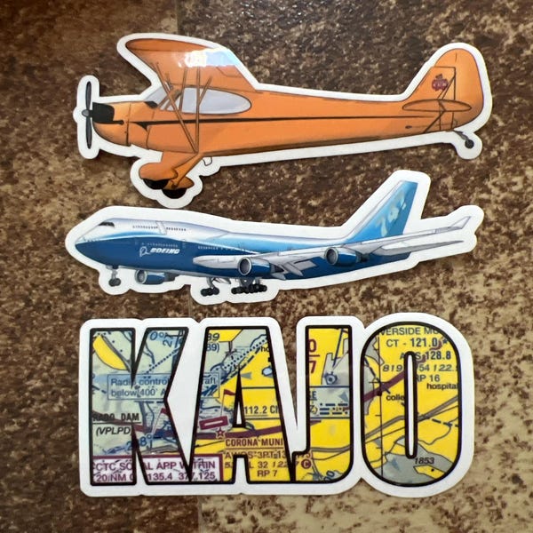 Custom Airplane Stickers Hand Drawn Personalized Aviation Your Plane - Etsy
