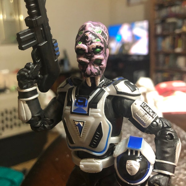 Power Rangers SPD A-squad Blue Custom Beevor Head - Etsy