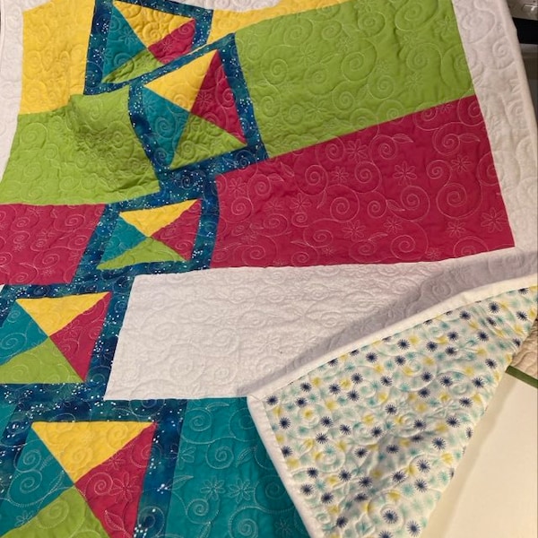 Modern Baby Quilt Pattern - Jack's Boxes Baby Quilt - PDF Pattern ...