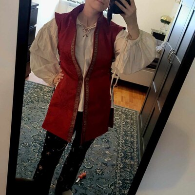 Tabard Sewing Pattern, Female Medieval Surcoat, XXS XXL, Sideless ...