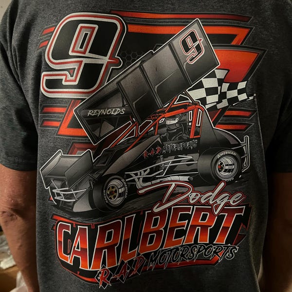 2 Car Custom Race T-shirt Design , Custom Race Shirts, Dirt Track T ...